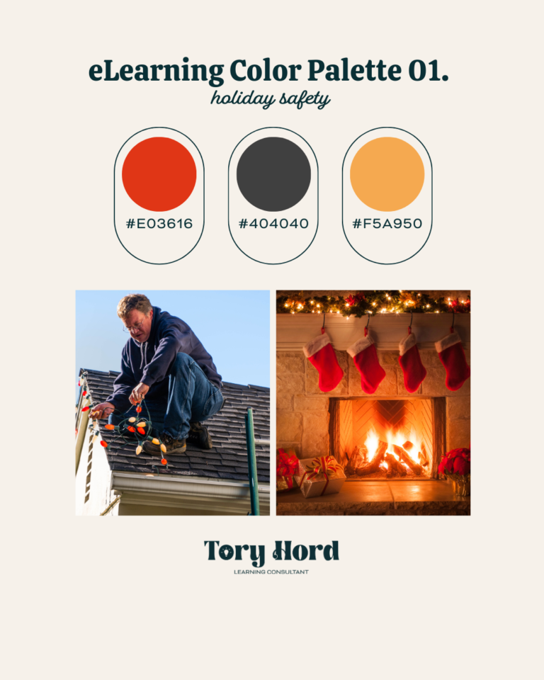 Color Palettes in eLearning (with an example) - Tory Hord Consulting, LLC